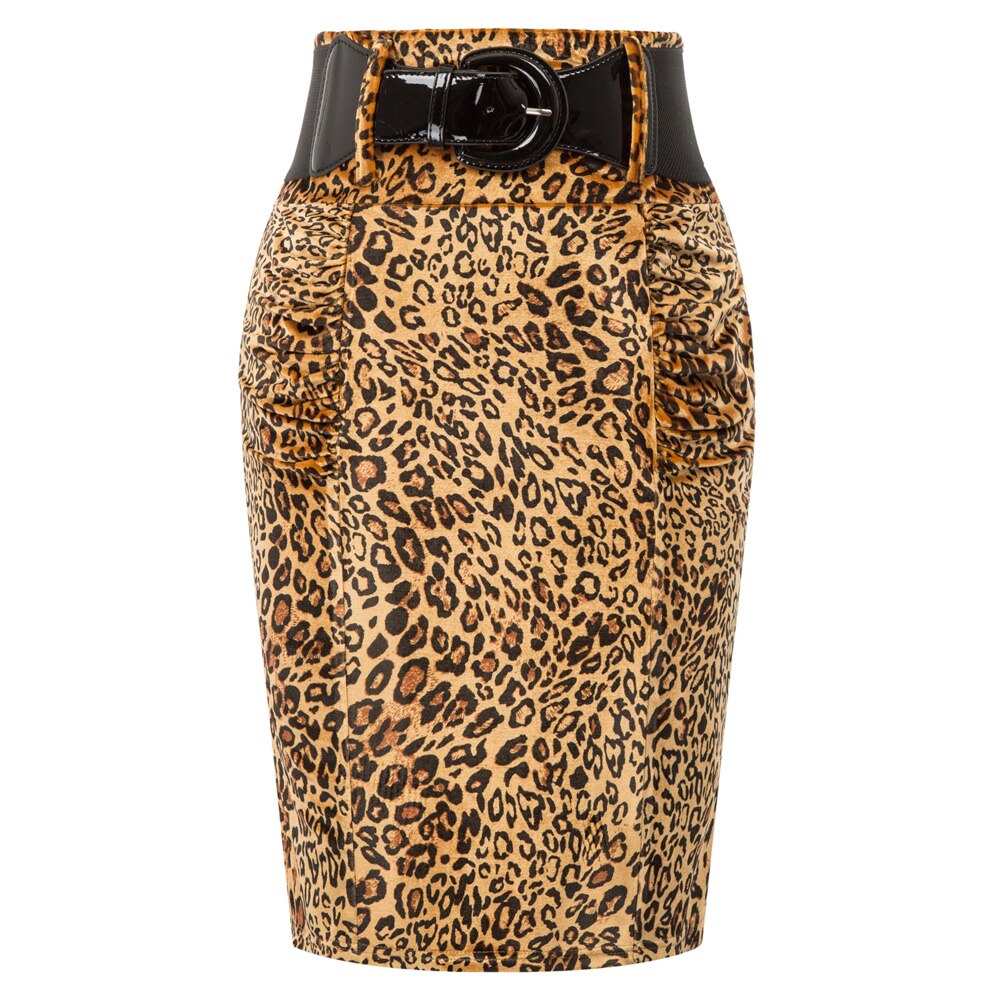 Jupe Leopard Midi | Leopard Plus