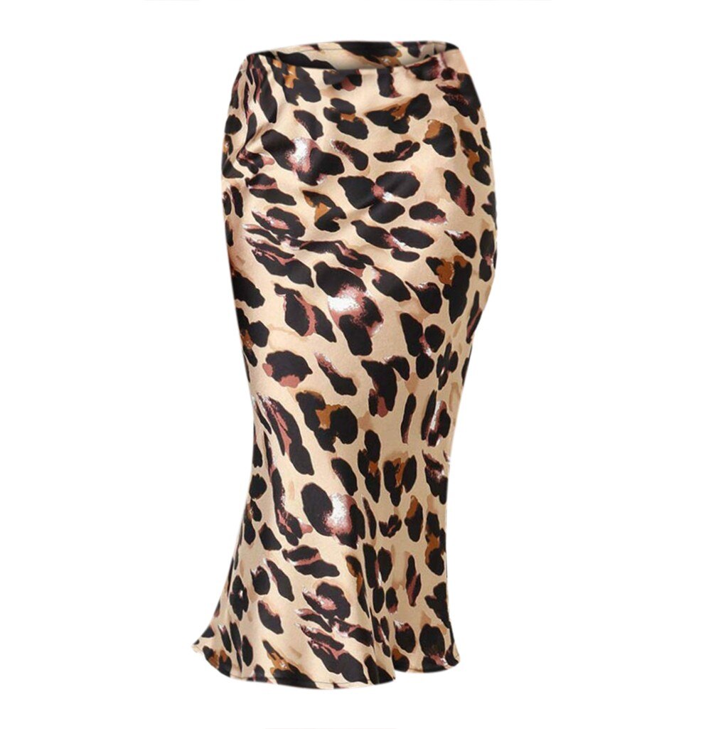 Jupe Leopard Longue à Motif | Leopard Plus