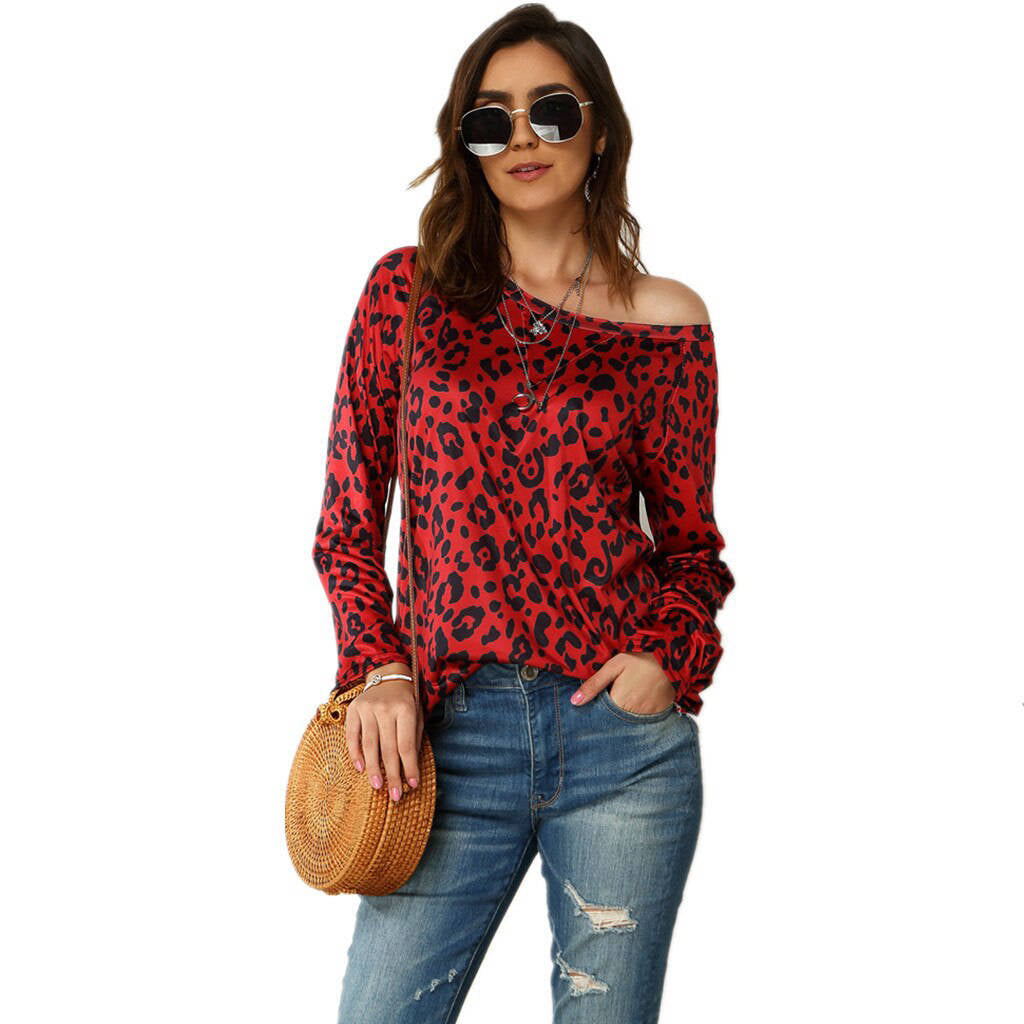 Haut Leopard Rouge | Leopard Plus